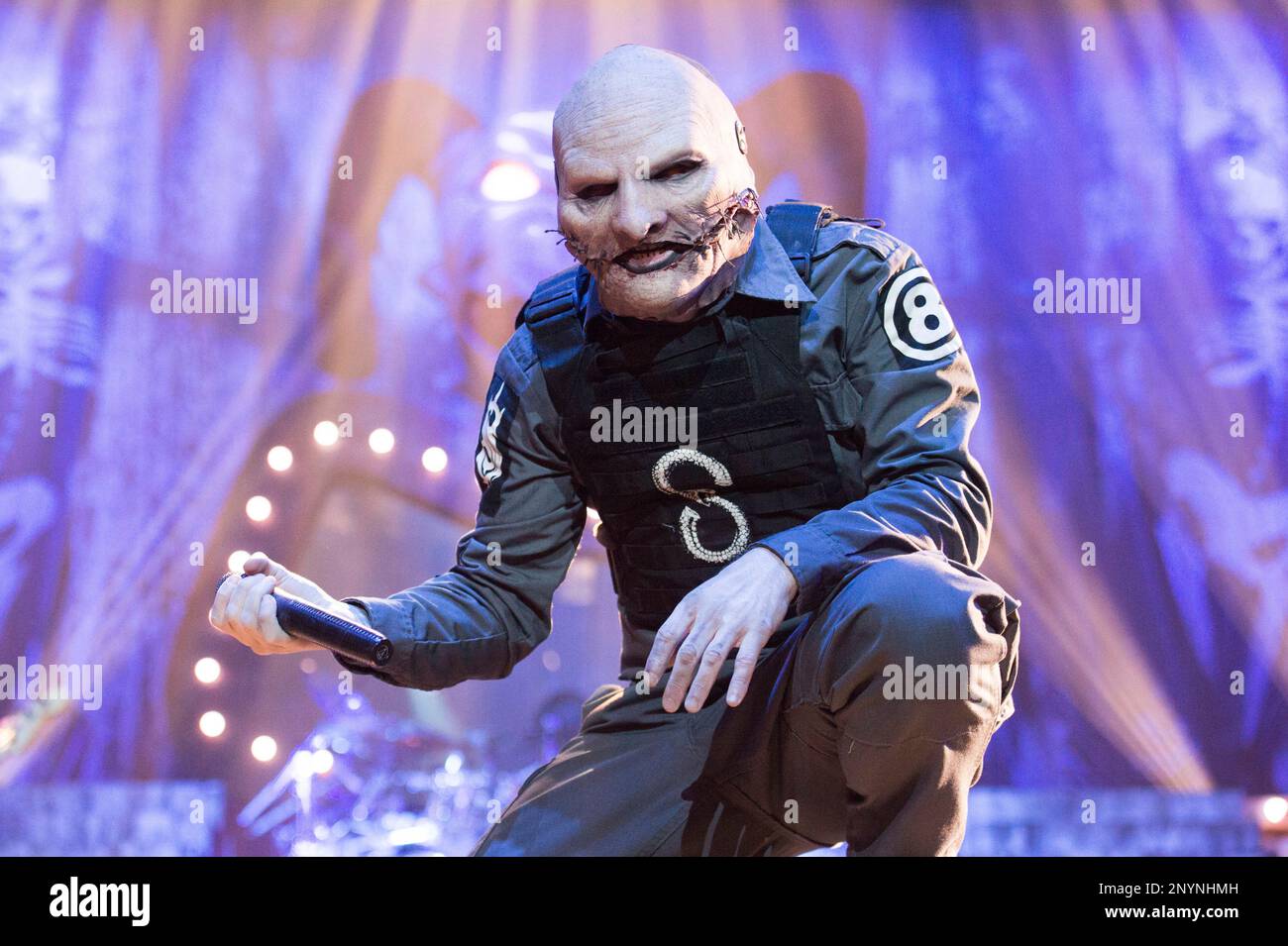 Corey Taylor of Slipknot performs at Rupp Arena on Nov. 22, 2014, in ...