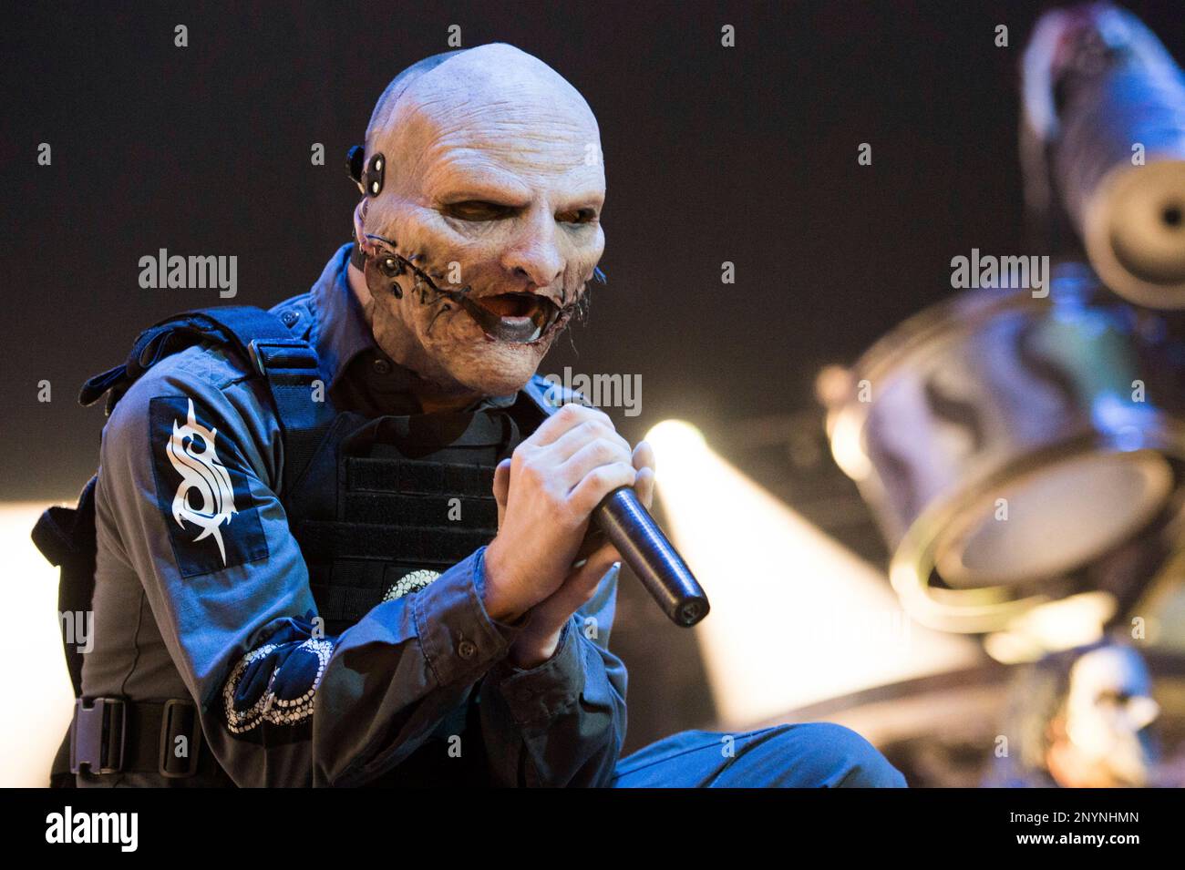 Corey Taylor of Slipknot performs at Rupp Arena on Nov. 22, 2014, in ...
