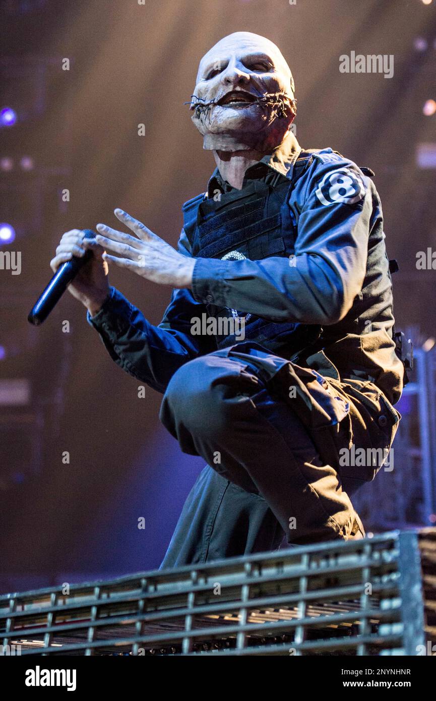 Corey Taylor of Slipknot performs at Rupp Arena on Nov. 22, 2014, in ...