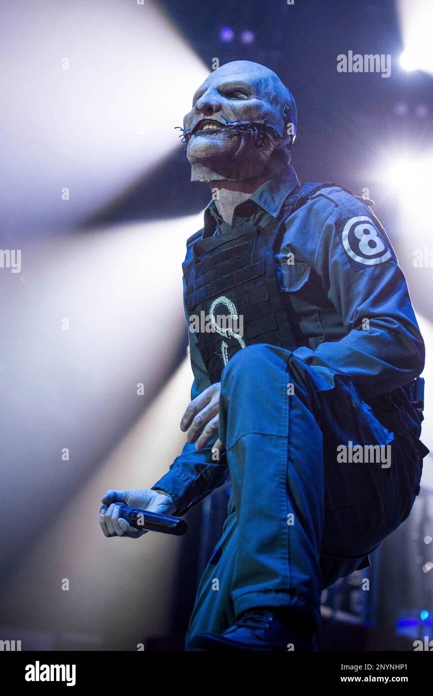Corey Taylor of Slipknot performs at Rupp Arena on Nov. 22, 2014, in ...