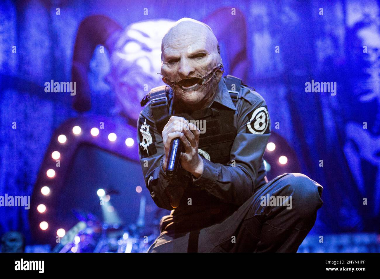 Corey Taylor of Slipknot performs at Rupp Arena on Nov. 22, 2014, in ...