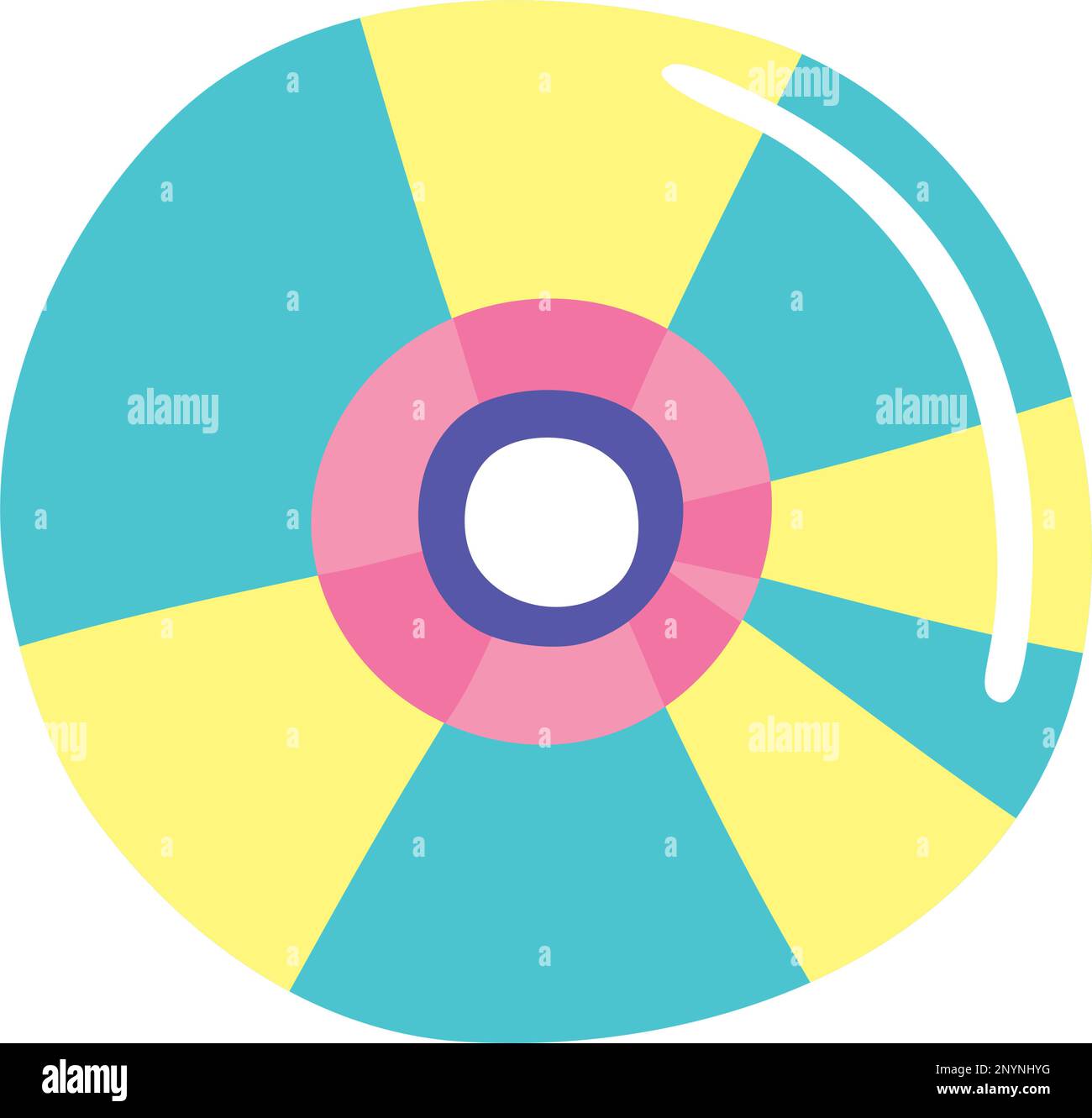 compact disk retro style Stock Vector Image & Art - Alamy