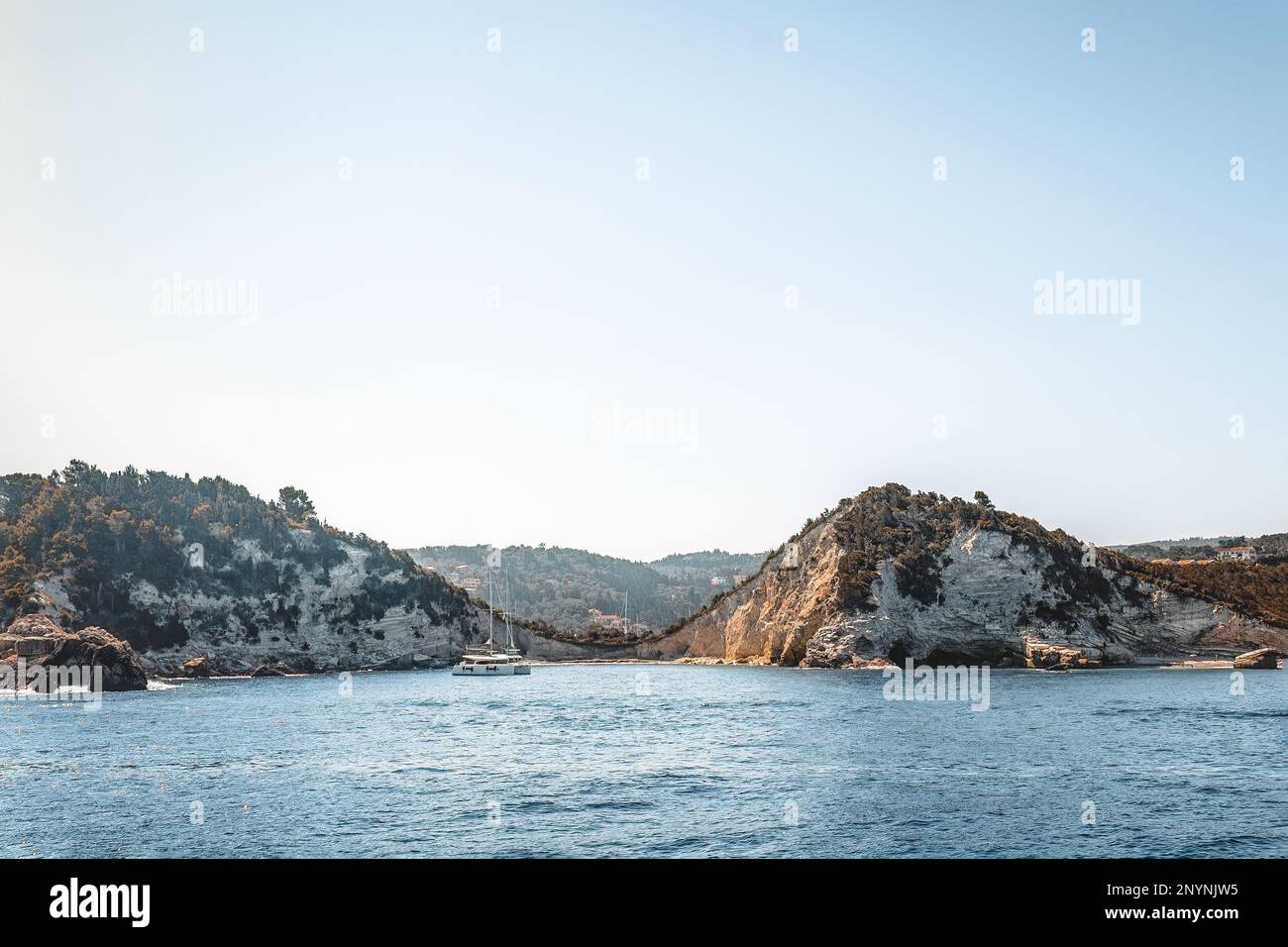 Summertime in Sivota Thesprotia Greece Paxos Islands Stock Photo - Alamy