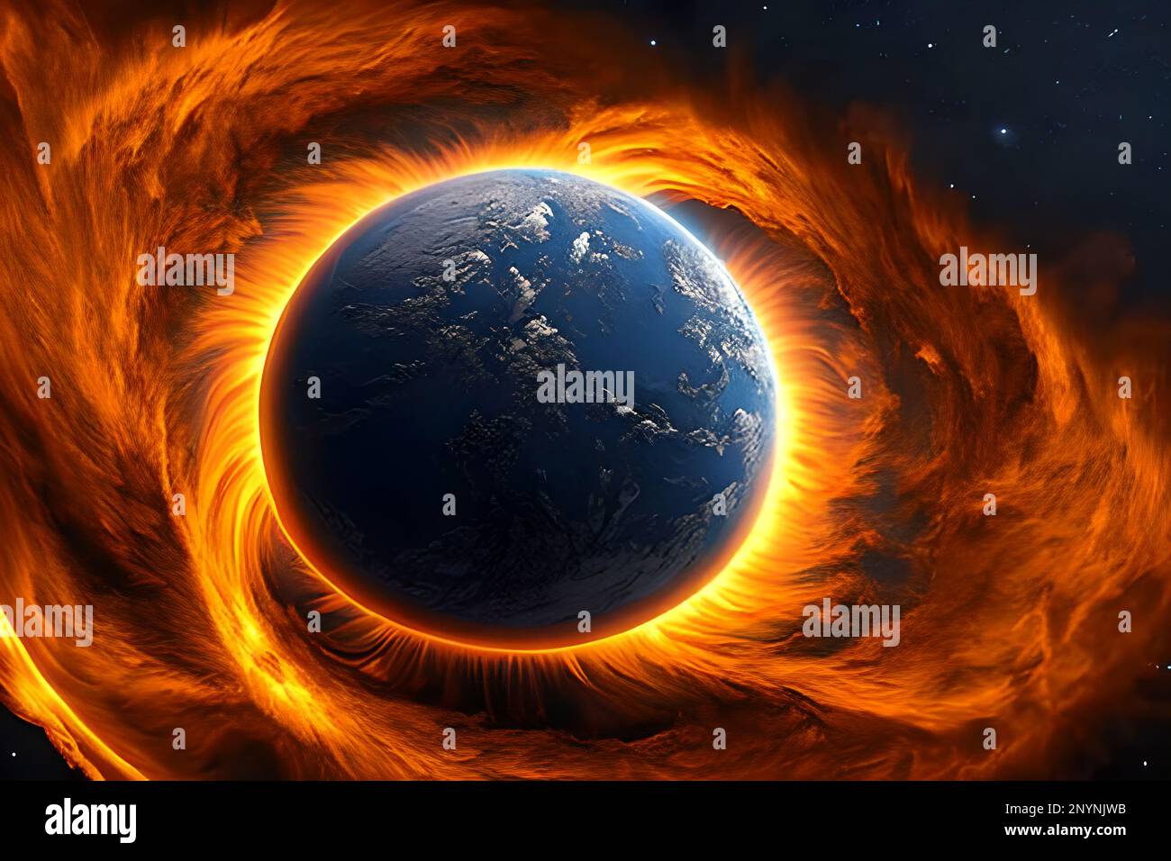 Explosion in space hi-res stock photography and images - Alamy