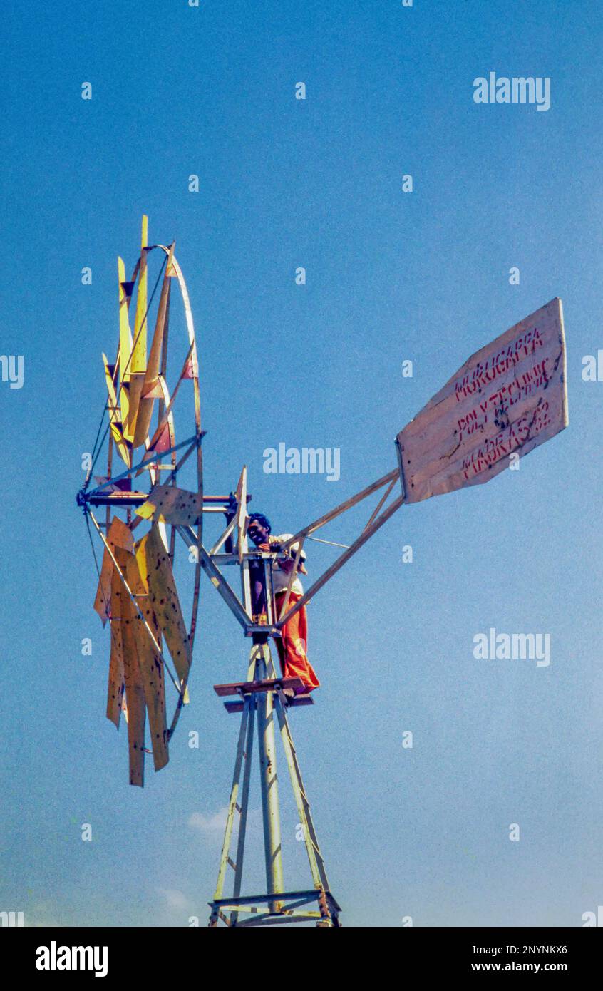 Wind mill tamil nadu india hi-res stock photography and images - Alamy