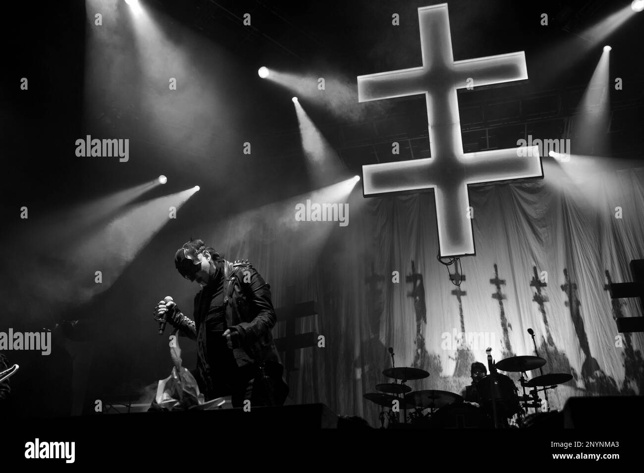 Marilyn Manson performs at the Covelli Centre on Oct. in Youngstown ...