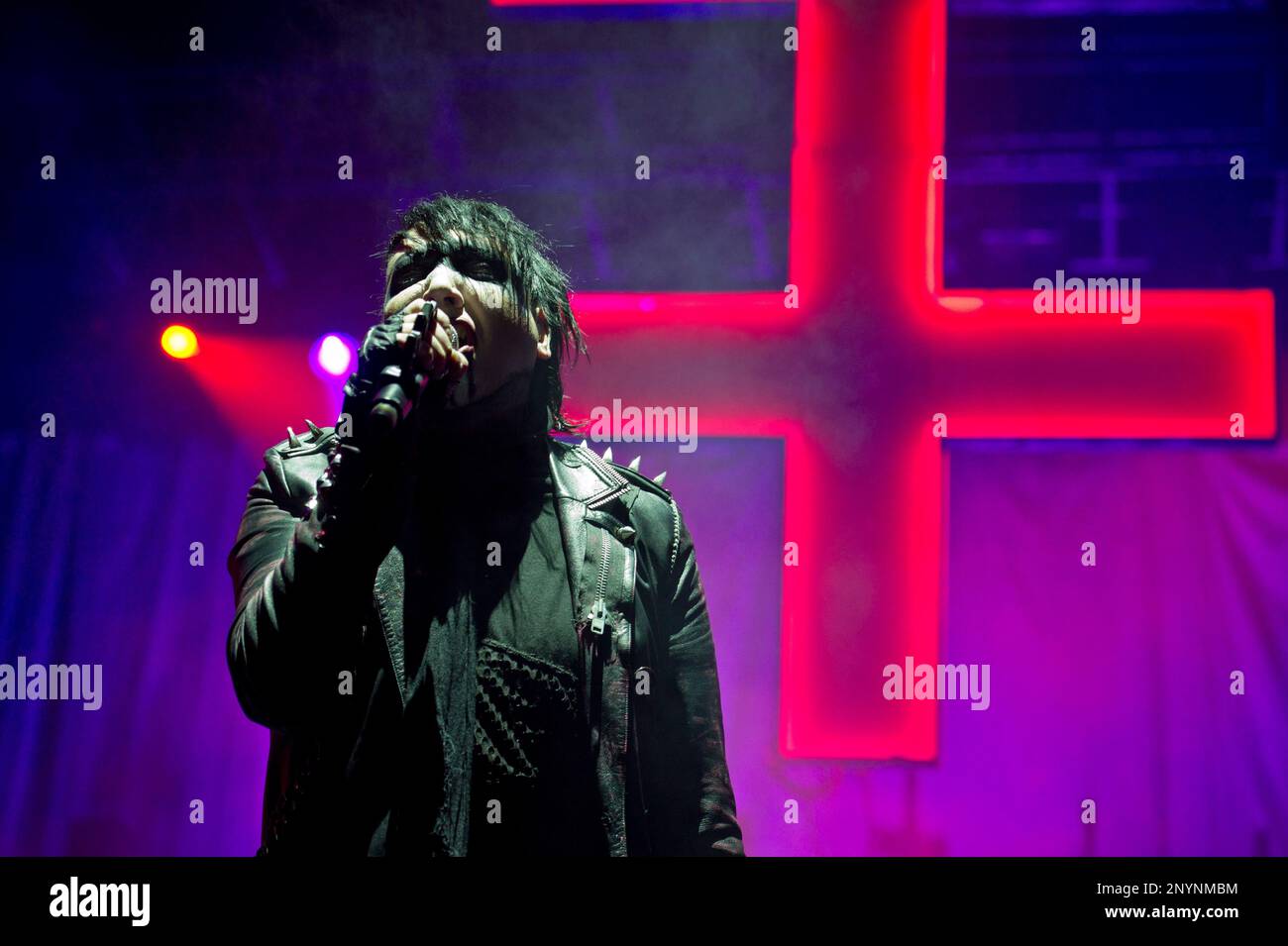 Marilyn Manson performs at the Covelli Centre on Oct. in Youngstown ...