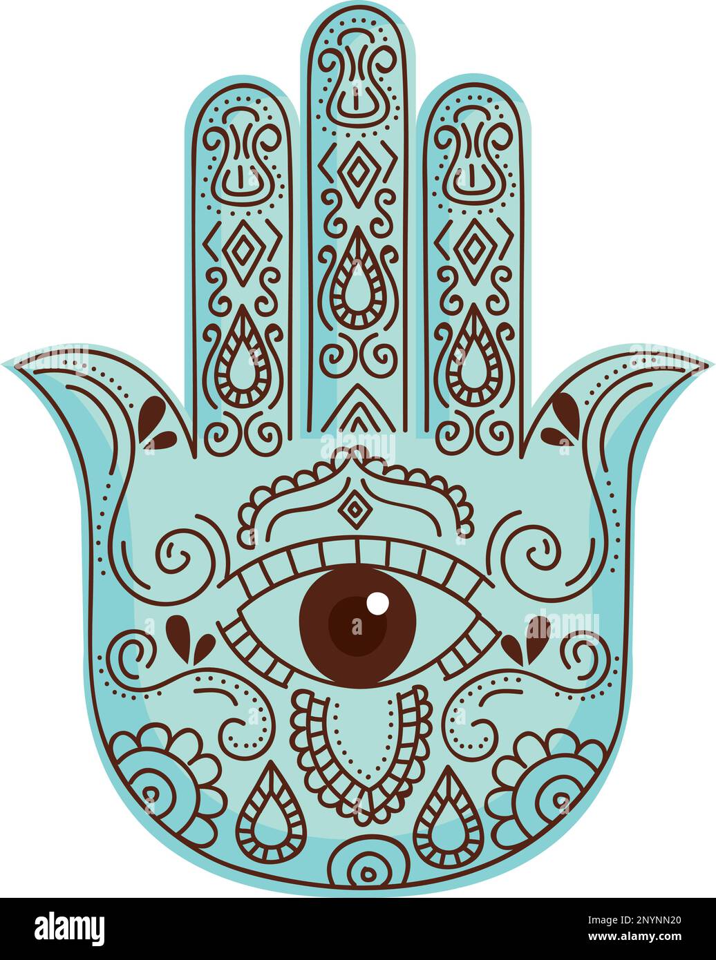 hamsa indian culture symbol Stock Vector Image & Art - Alamy