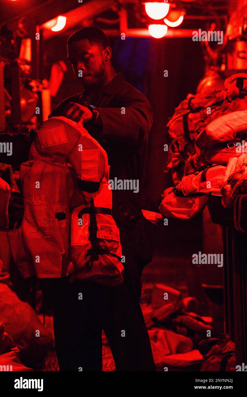 230129-N-XX566-1109 SOUTH CHINA SEA (Jan. 29, 2023) U.S. Navy Seaman ...