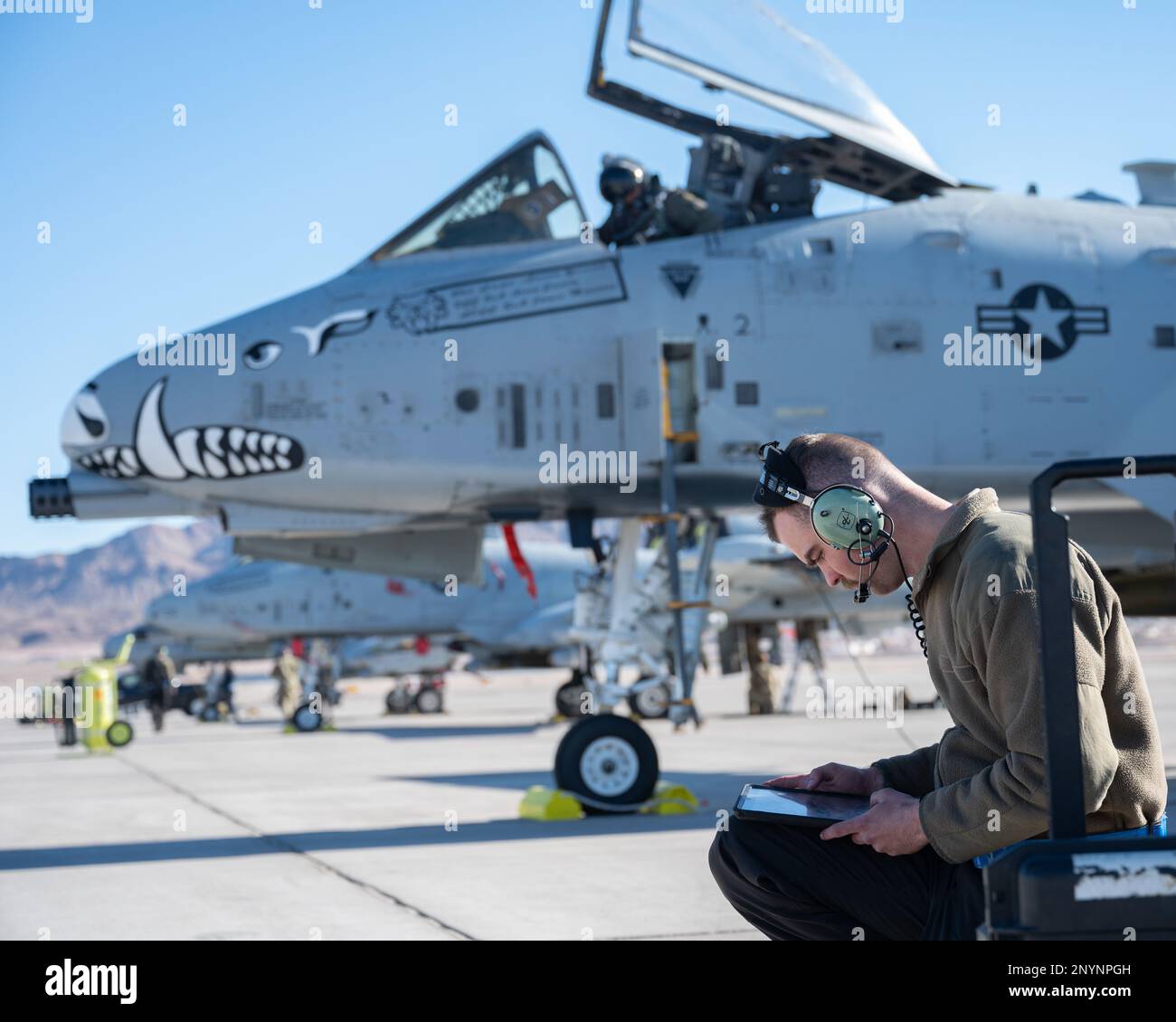 U.S. Air Force Airman 1st Class Blake Hughes, 354th Fighter Generation ...
