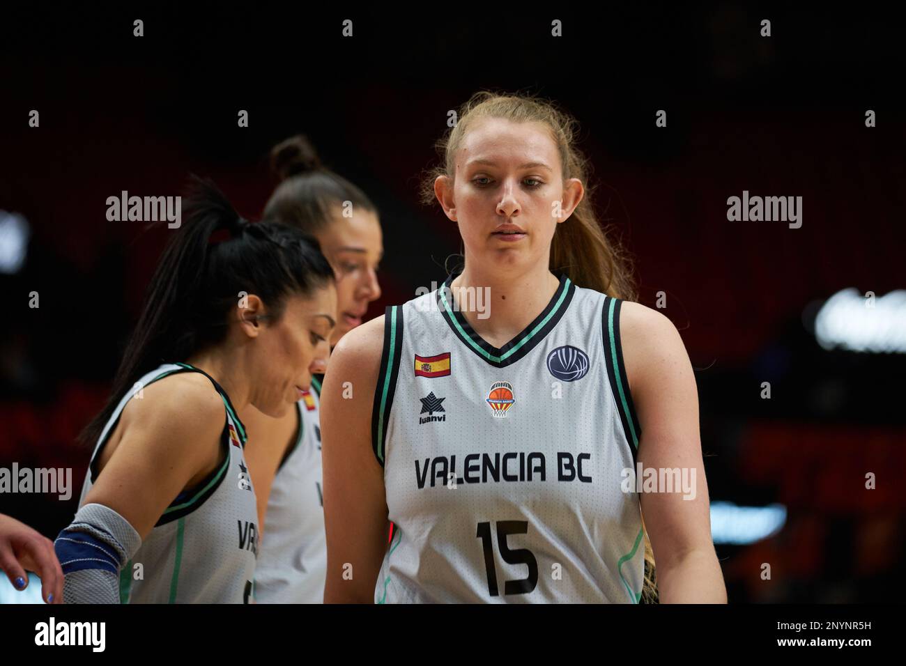 Lauren Cox of Valencia Basket in action during the J14 Euroleague Women ...