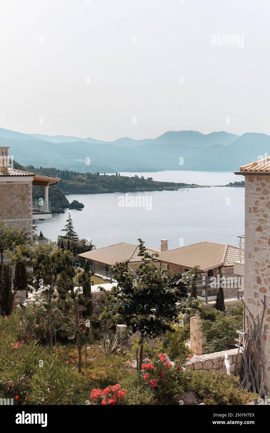 Bella Vraka beach Sivota Thesprotia Greece summer vacation Stock Photo ...