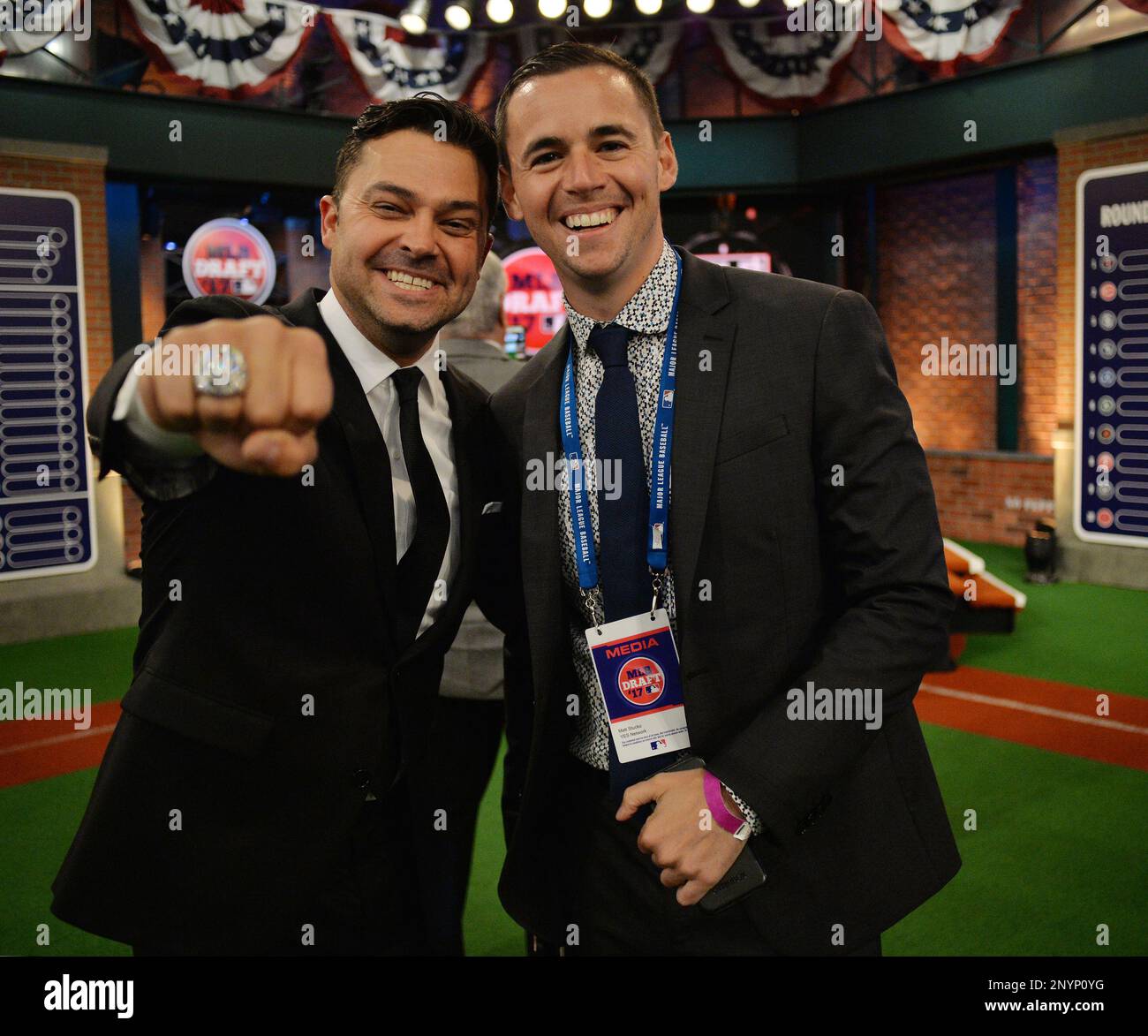 YES Network reporter Matthew Stucko and former New York Yankees ...