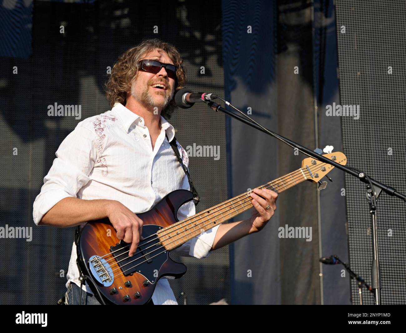 Keith Moseley of The String Cheese Incident performs during the Hangout ...