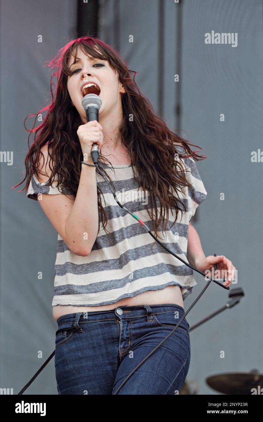 Alex Kandel of Sleeper Agent performs during the Hangout Music Festival ...