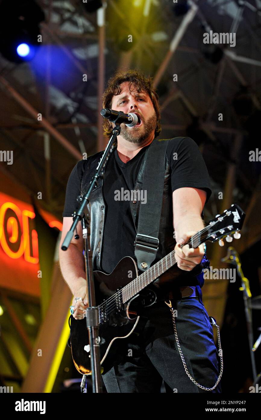 Randy Houser performs during the ACM Concerts at Fremont Street ...