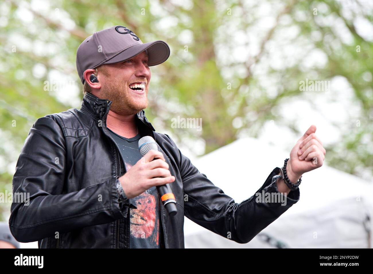 Cole Swindell performs at the ACM Party for a Cause at Globe Life Park ...