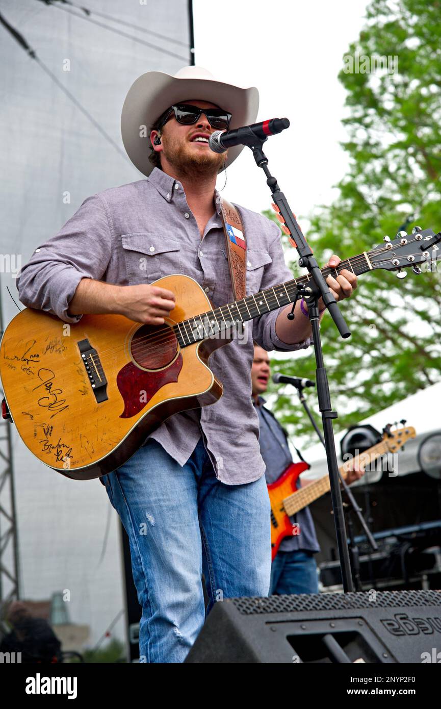 Josh Abbott of the Josh Abbott Band performs at the ACM Party for a ...