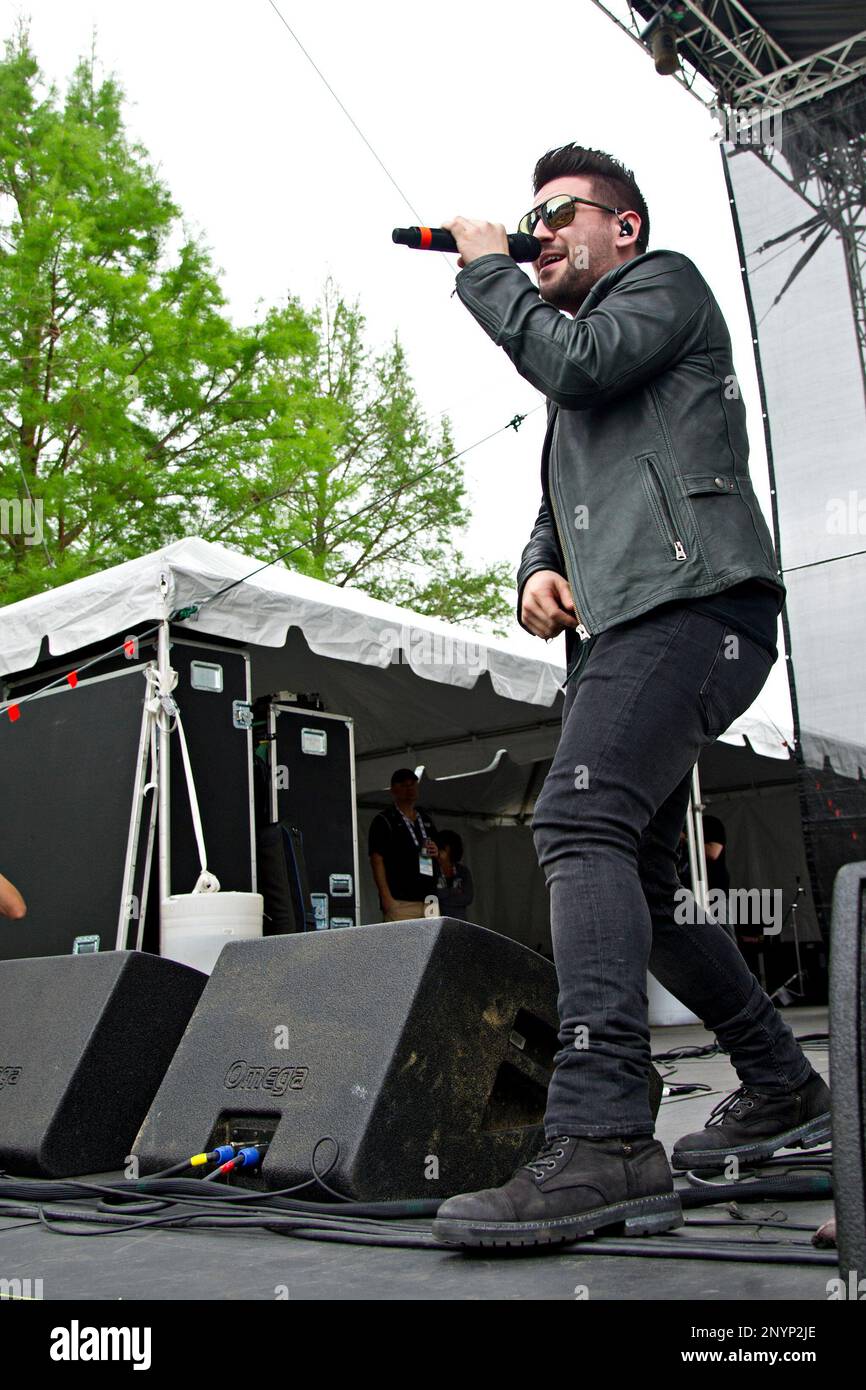 Shay Mooney of Dan & Shay performs at the ACM Party for a Cause at ...