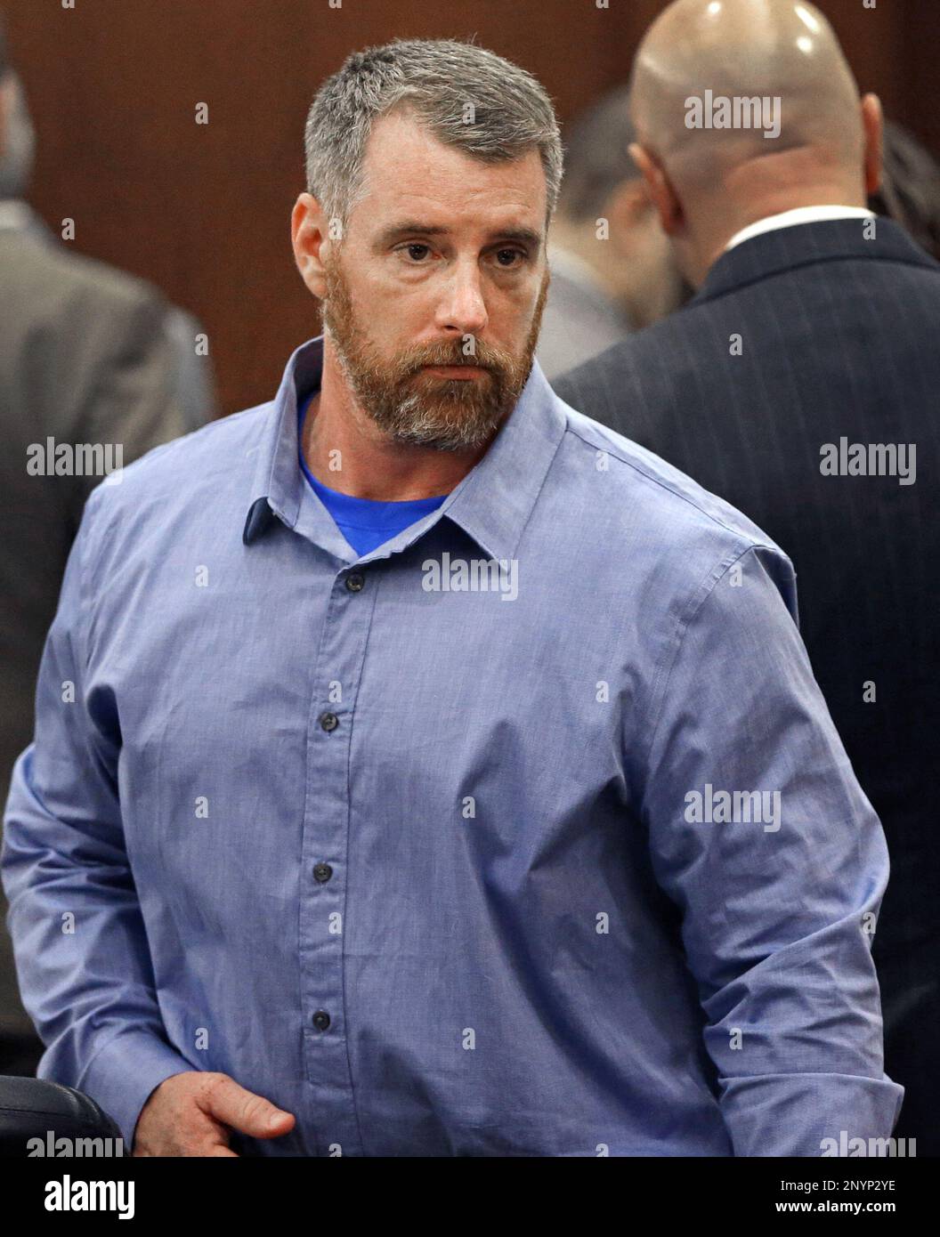 Terry Thompson stands in Harris County Criminal Court Tuesday, June 13 ...