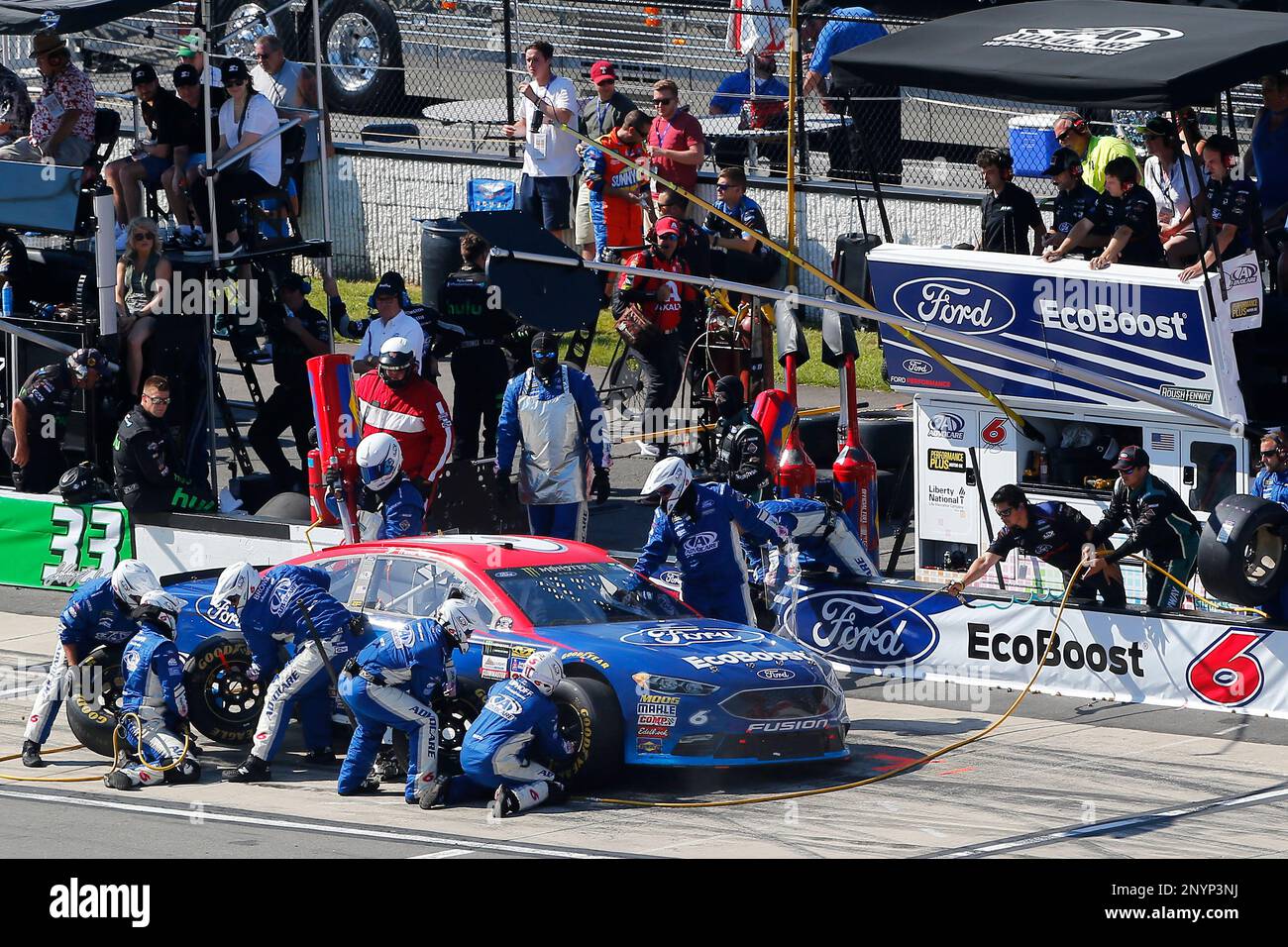 Trevor Bayne, Roush Fenway Racing, Ford EcoBoost Ford Fusion makes a ...