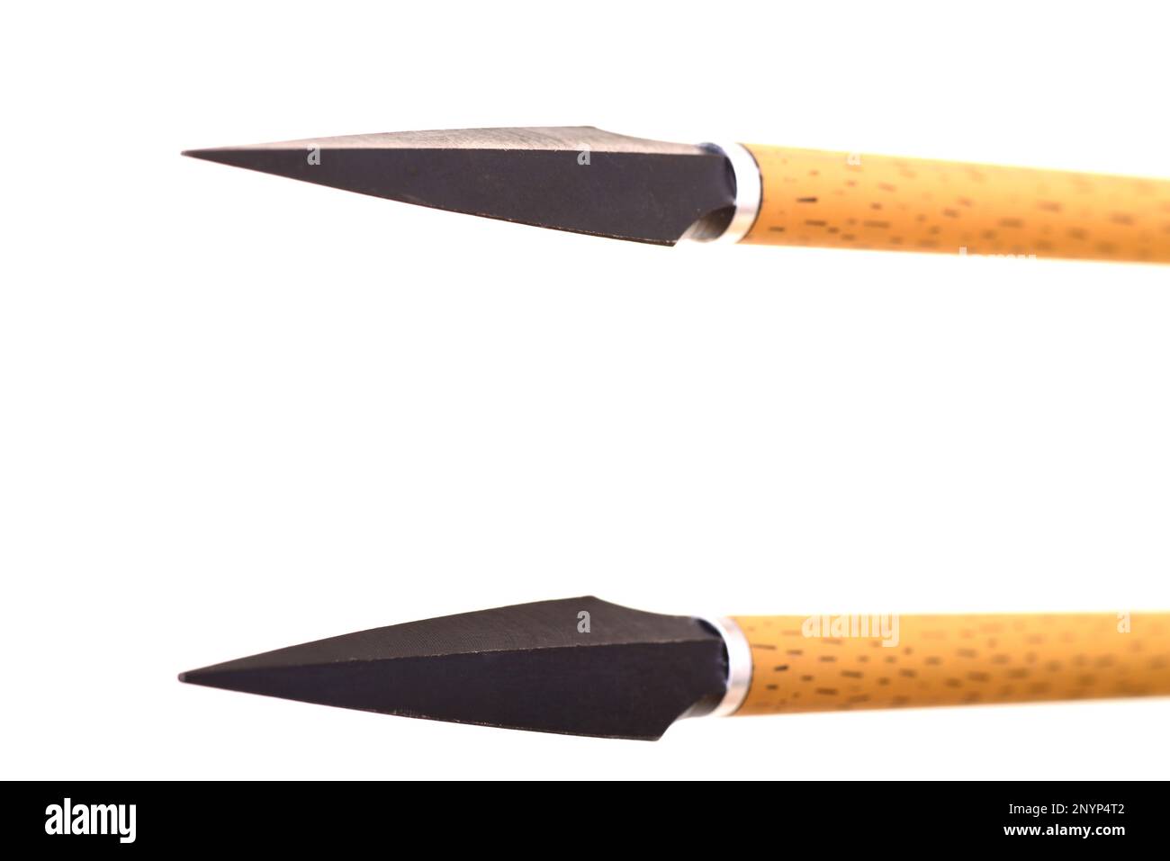 Hunting Arrow point isolated over a white background Stock Photo - Alamy