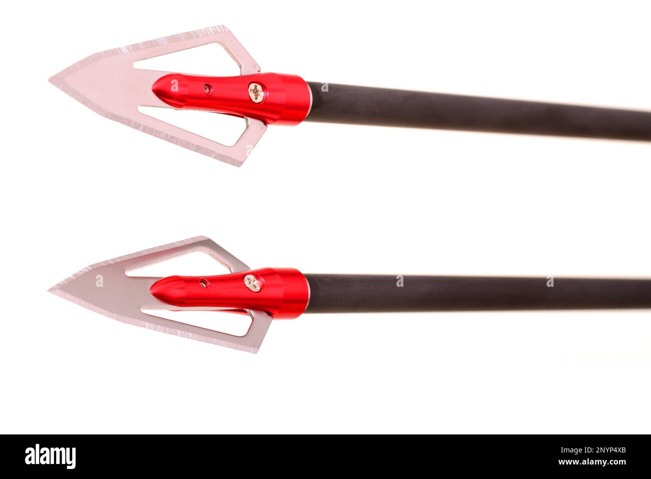 Hunting Arrow point isolated over a white background Stock Photo - Alamy