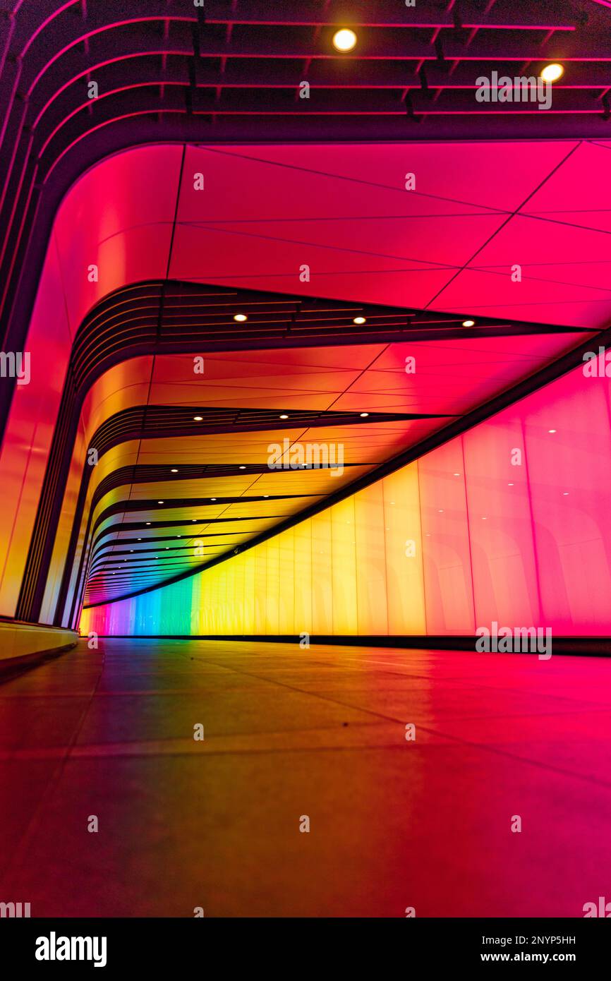 King's Cross St.Pancras Light Tunnel Stock Photo - Alamy
