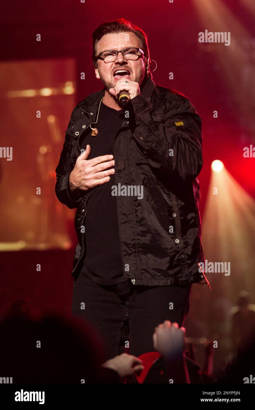 Russ Lee of NewSong performs during the 2014 Winter Jam Tour at the ...