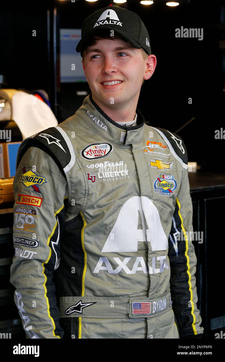 William Byron, AXALTA / Rousseau Chevrolet Camaro during practice for ...