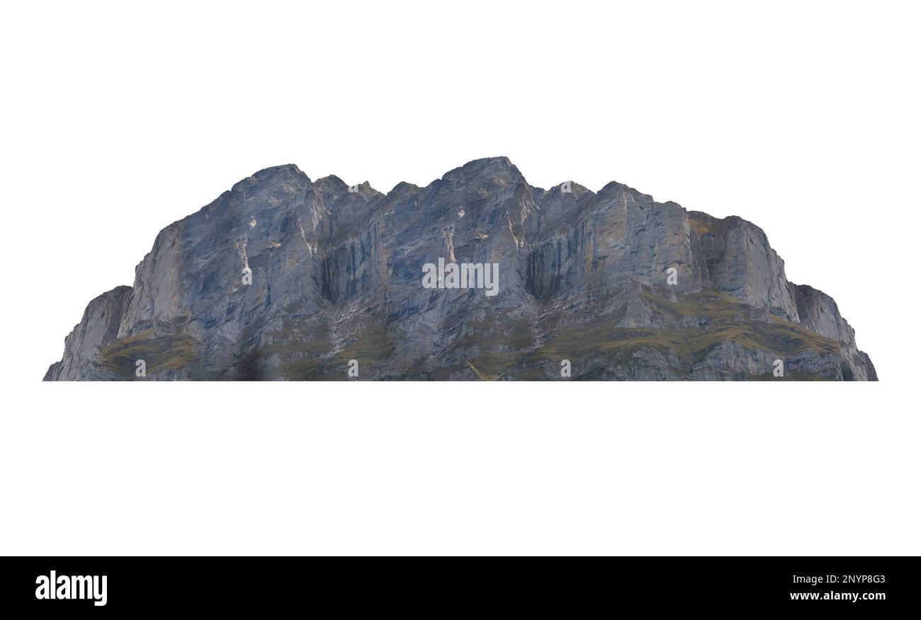 mountain isolated on white background Stock Photo - Alamy
