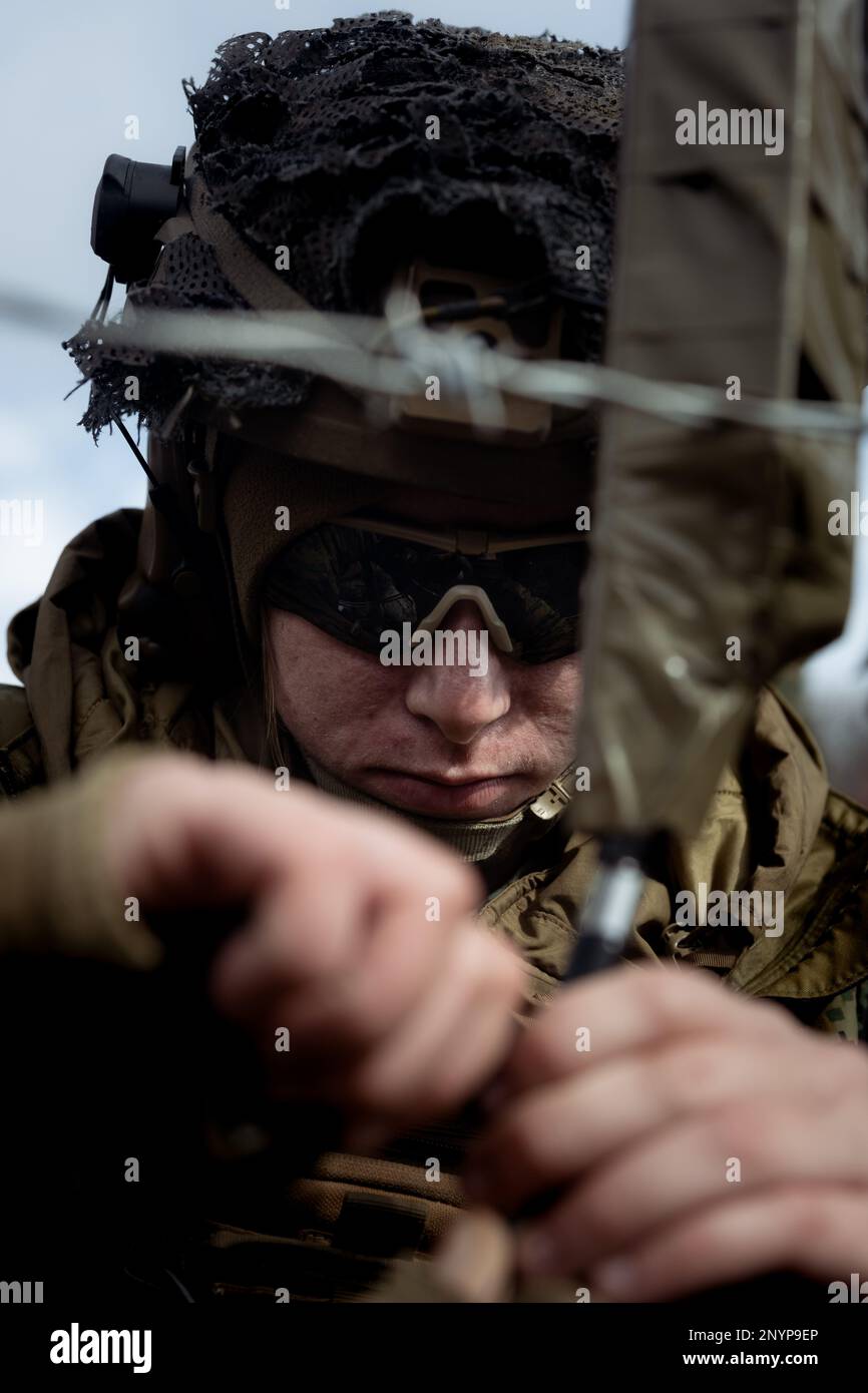 U.S. Marine Corps Lance Cpl. Kylie Webb, a combat engineer with 3d ...