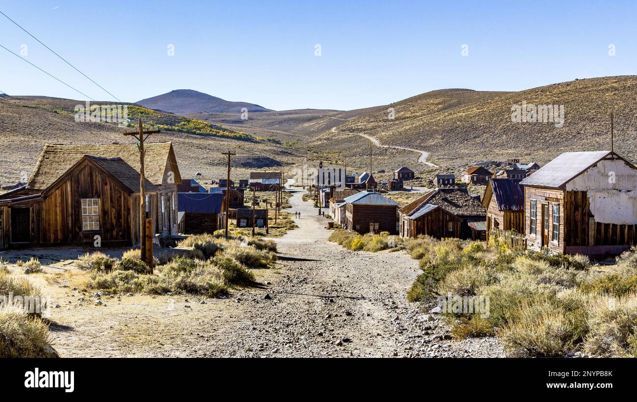 Ghost town of bodie and gold mine Stock Photo - Alamy