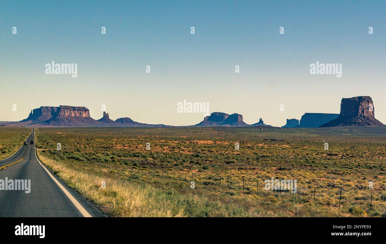 road trip to monument valley Stock Photo - Alamy