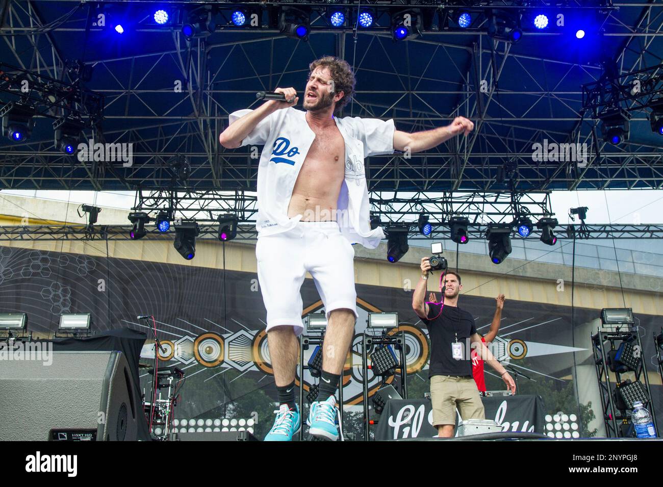 Lil Dicky performs at the 2015 Bunbury Music Festival on June 7, 2015 ...