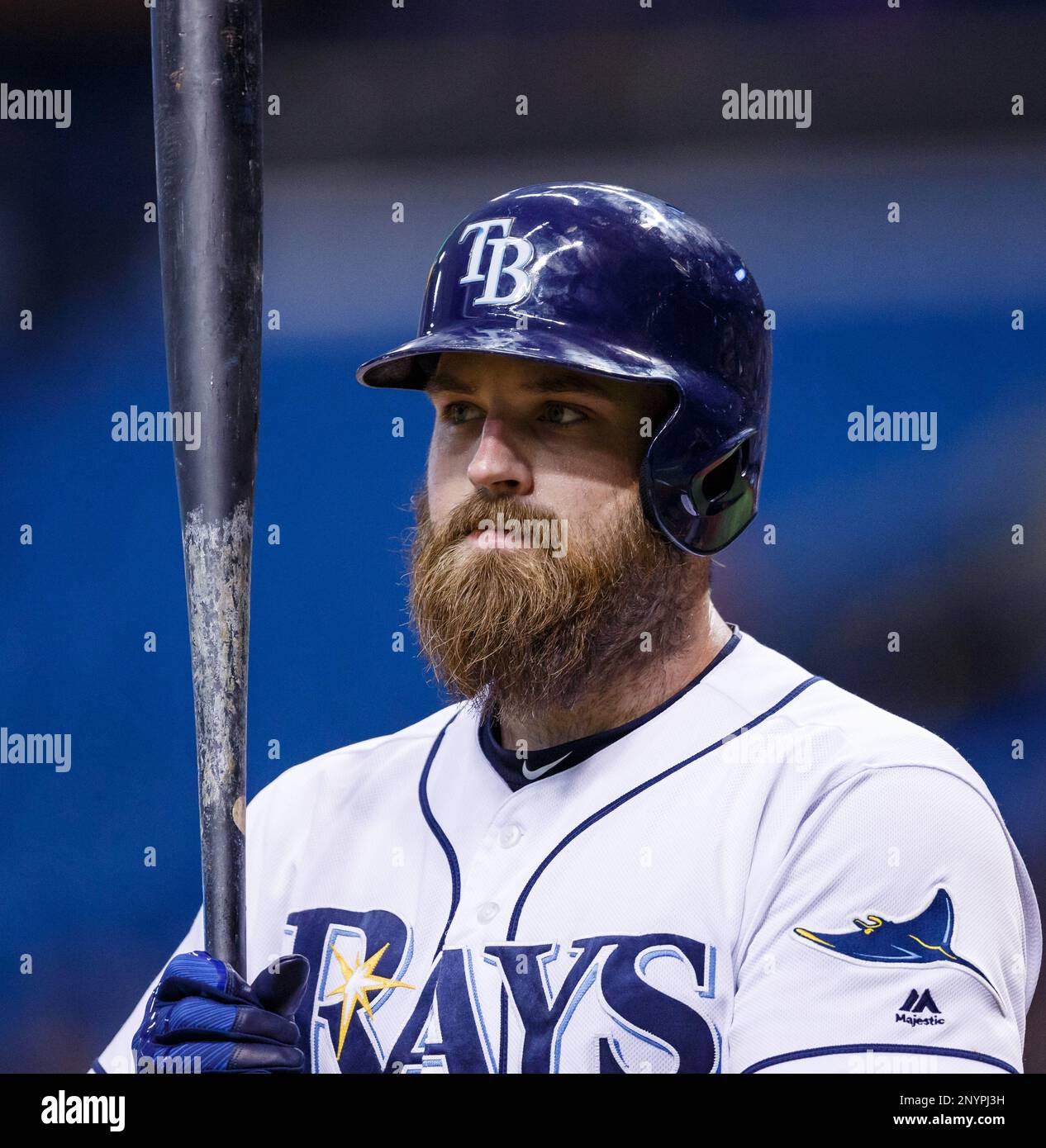 June 08, 2017 - Tampa Bay Rays catcher Derek Norris (33) in the game ...