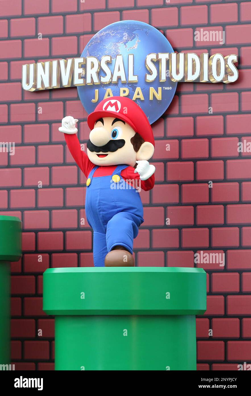 Nintendo’s iconic character Mario appears at the opening of the Super ...