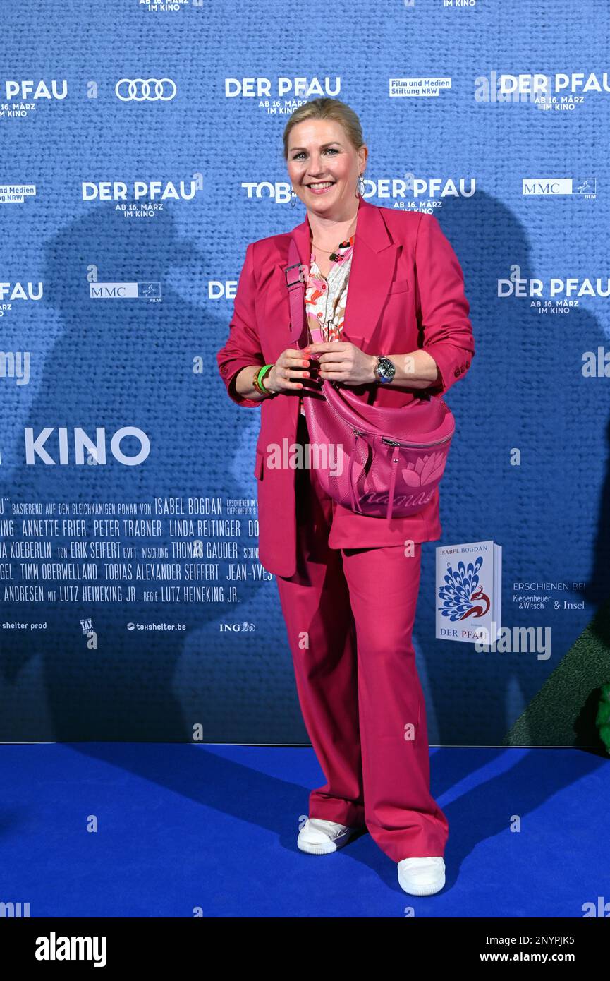 Cologne, Germany. 01st Mar, 2023. Presenter Aleksandra Bechtel comes to ...