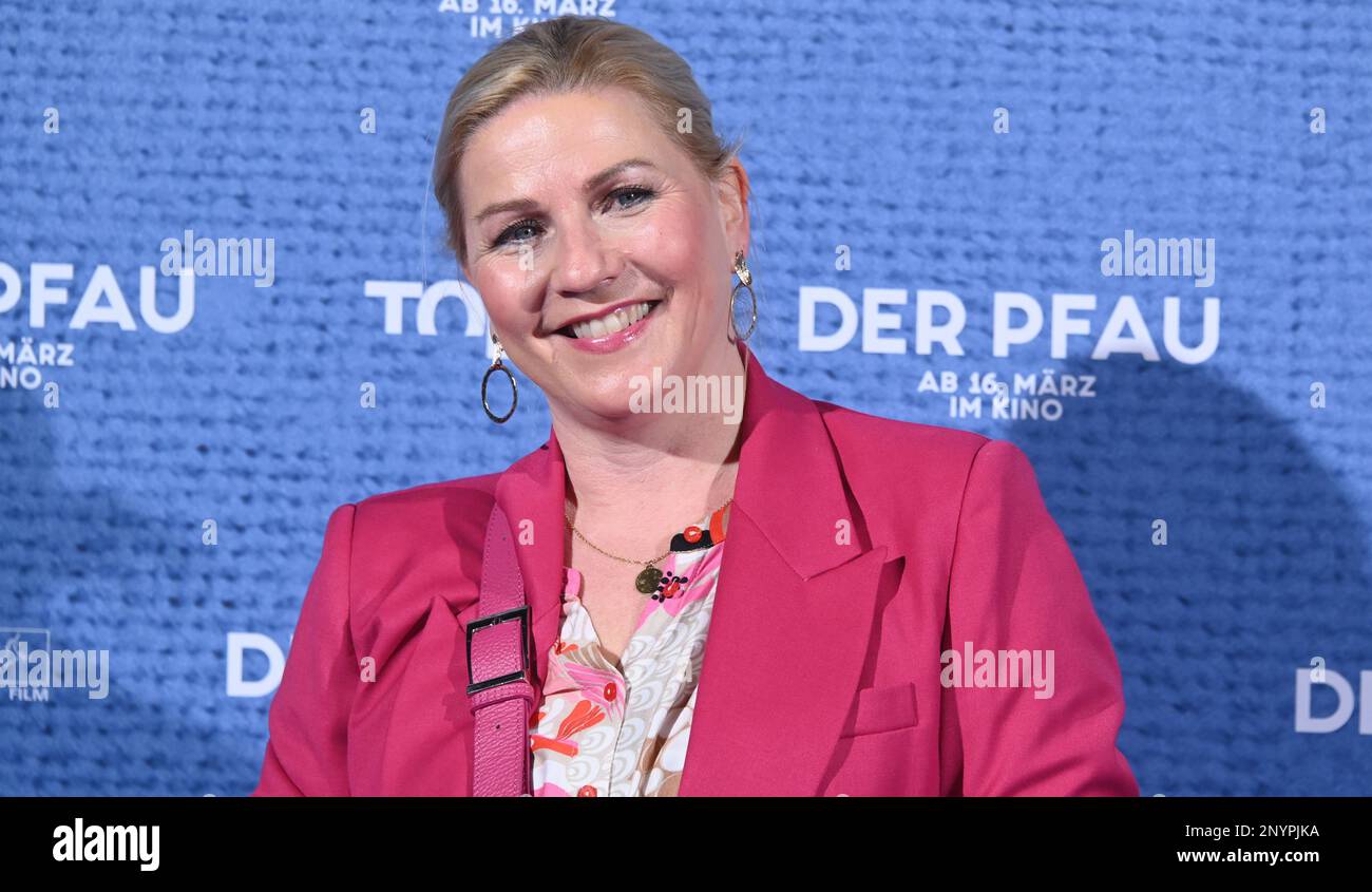 Cologne, Germany. 01st Mar, 2023. Presenter Aleksandra Bechtel comes to ...