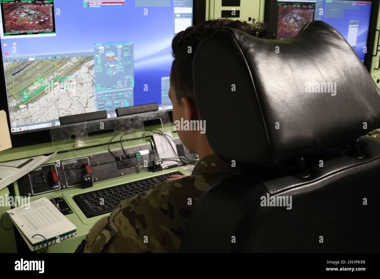 U.S. Army Spc. Jordan Dietrich, a UAS operator with Delta Company ...