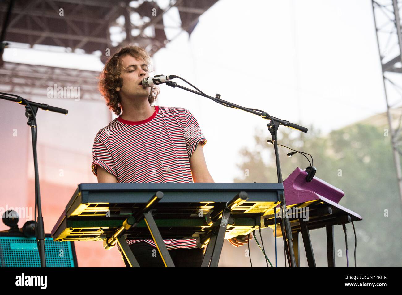 Jay Watson of Tame Impala performs at the 2015 Bunbury Music Festival ...
