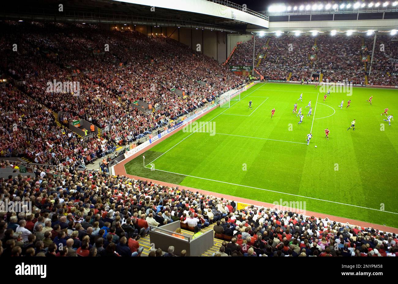 Anfield stadium aerial hi-res stock photography and images - Alamy