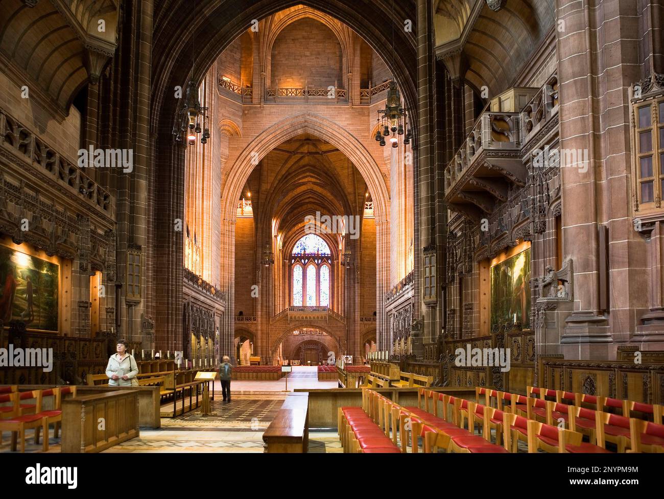 Liverpool Anglican cathedral.Liverpool. England. UK Stock Photo - Alamy