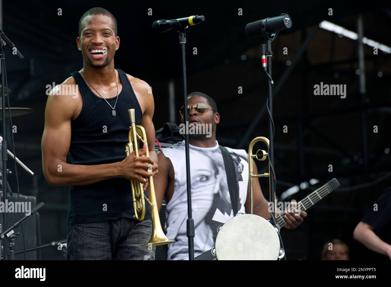 Trombone Shorty of Trombone Shorty and Orleans Avenue performs during ...
