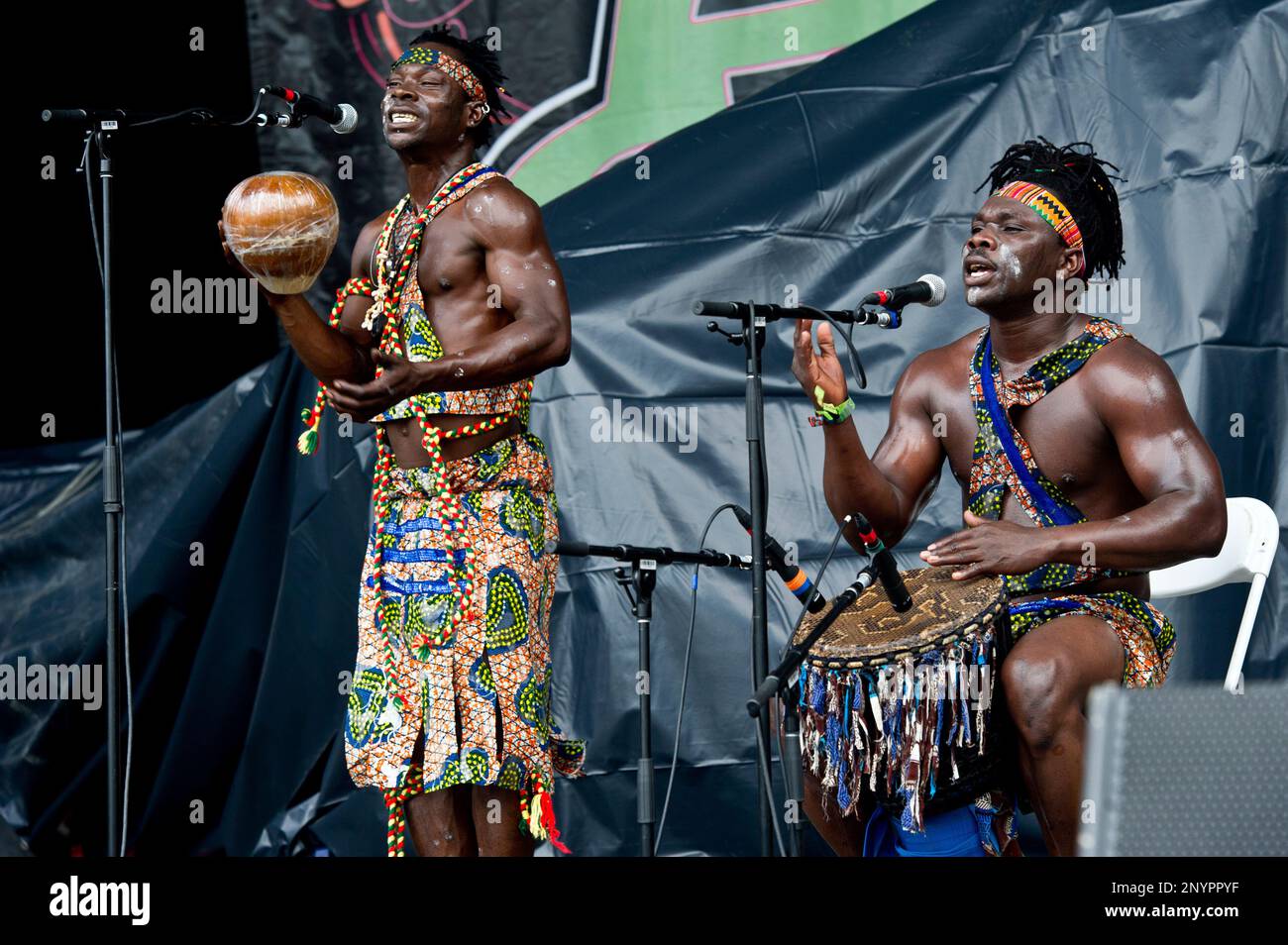 African Showboyz perform during the All Good Music Festival at Legend ...