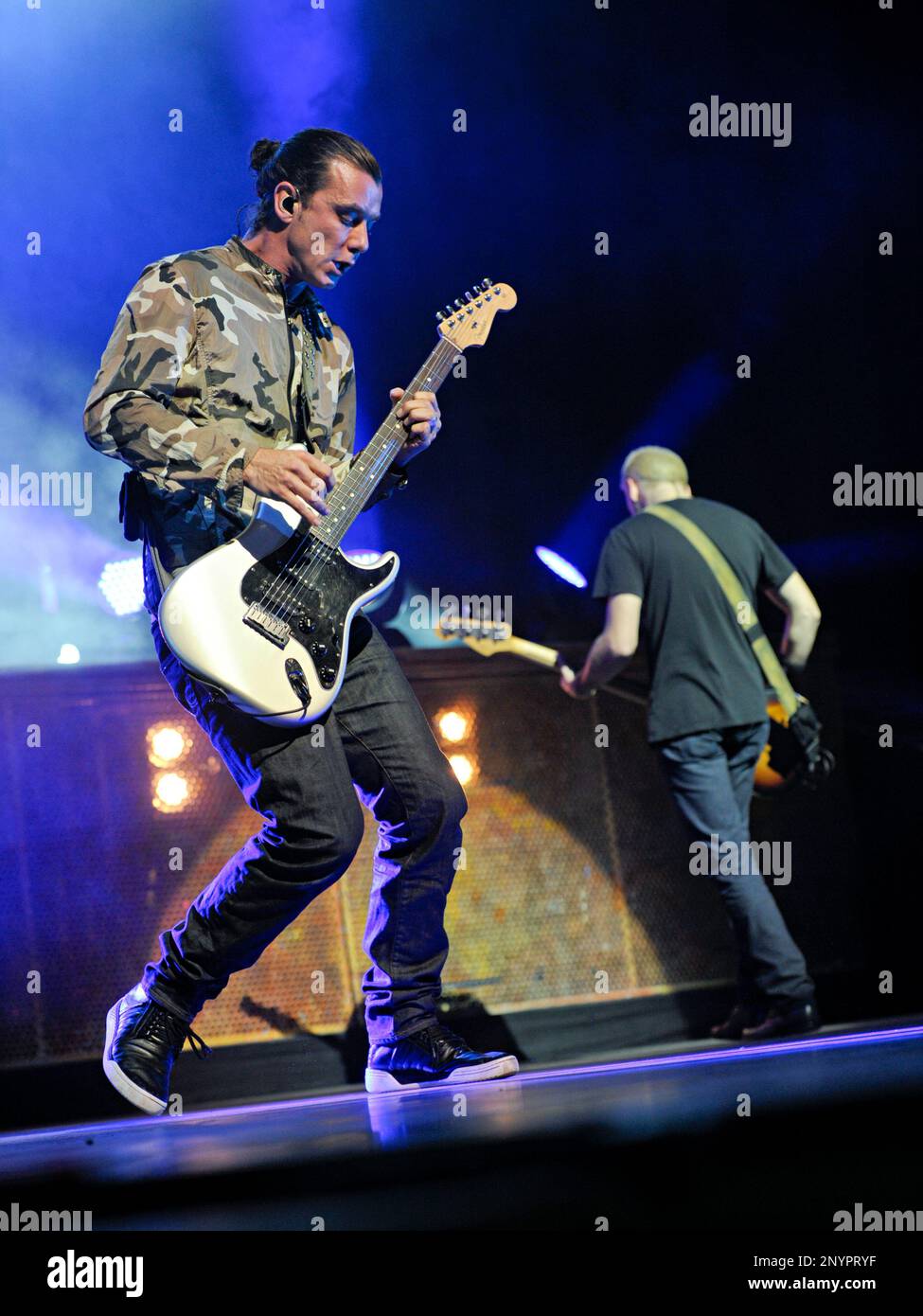 Gavin Rossdale of Bush performs at PNC Pavilion at Riverbend Music ...