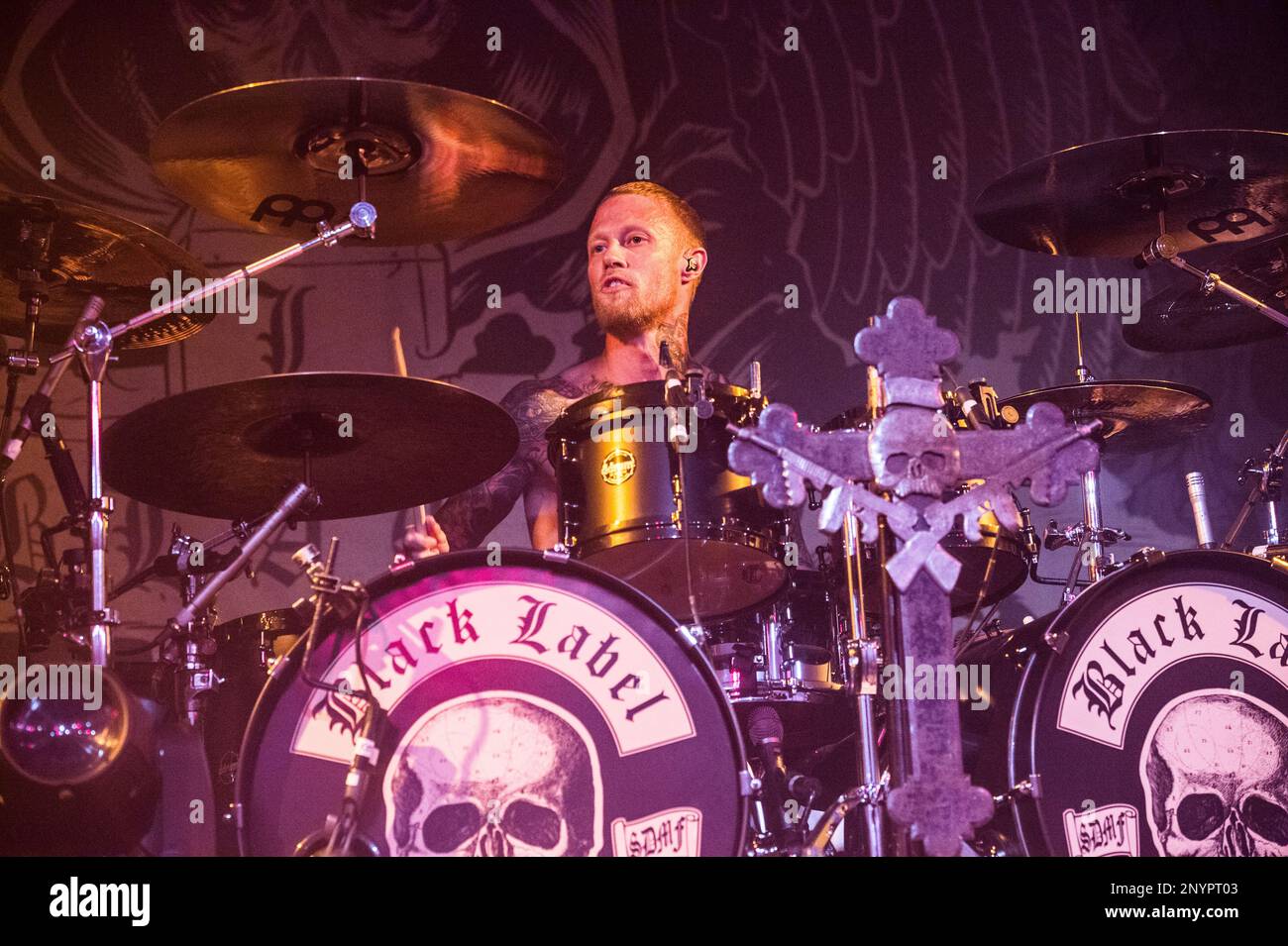 Chad Szeliga of Black Label Society performs at Bogarts on July 17 ...