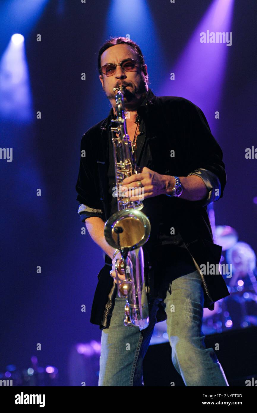 Alto Reed of Bob Seger and the Silver Bullet Band performs at U.S. Bank ...