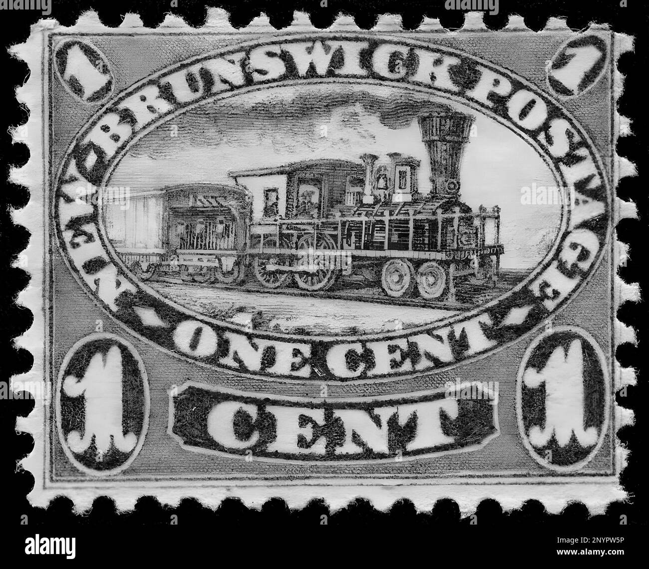 Stamp new brunswick Black and White Stock Photos & Images - Alamy