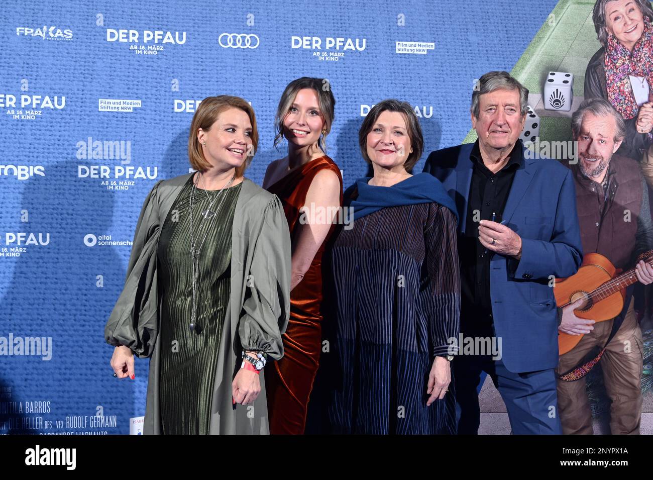Cologne, Germany. 01st Mar, 2023. Actors Annette Frier, Linda Reitinger ...